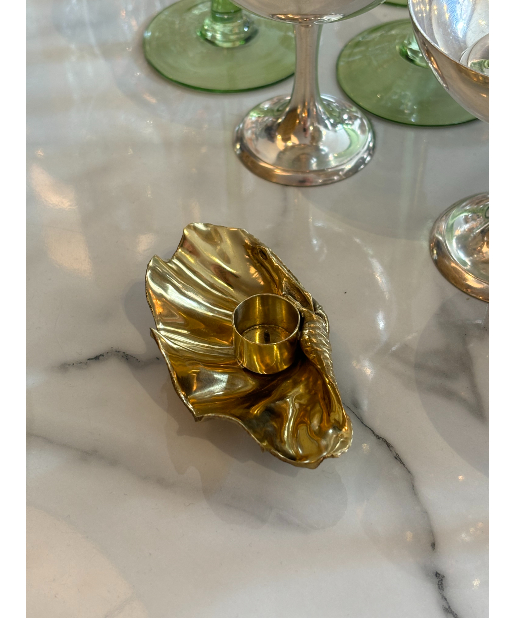 Shell candle holder | Beau Marché